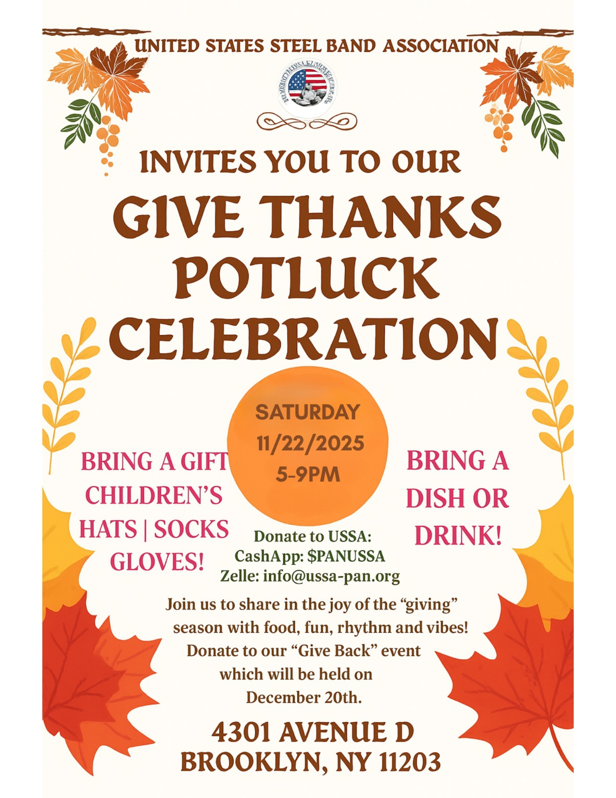"Give Thanks" with USSA! - USSA